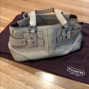 Coach | Bags | Original Winter White Coach Purse Handbag | Poshmark